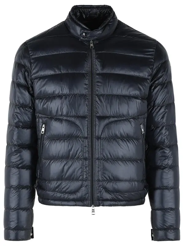Moncler Acorus Polyamide Short Down Jacket - Blue