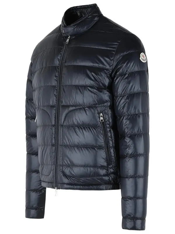 Moncler Acorus Polyamide Short Down Jacket - Blue