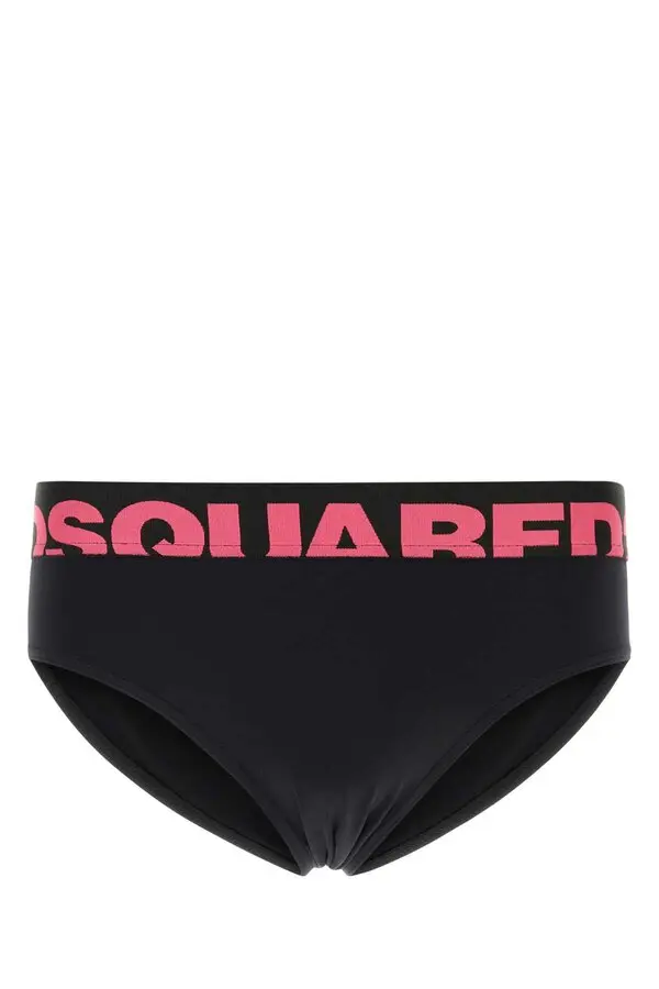 Dsquared2 Stretch Nylon Swimming Brief - Black