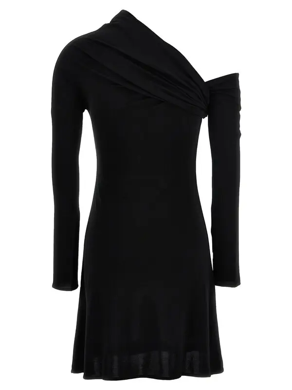 COURREGES Twist Crepe Mini Dress