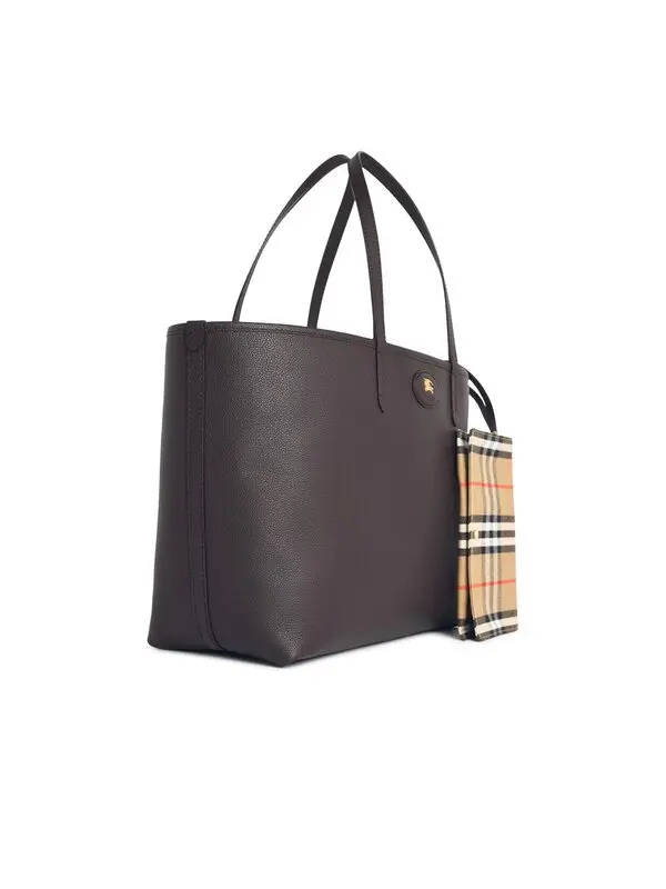 Burberry Bloomsbury Medium Reversible Leather Tote Bag - Brown
