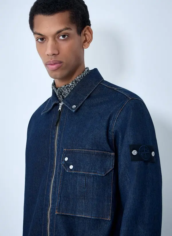 Stone Island Jacket With Zip Fastening
