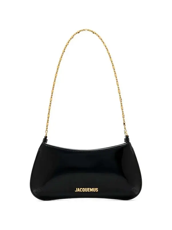 Jacquemus Chain Shoulder Bag - Black