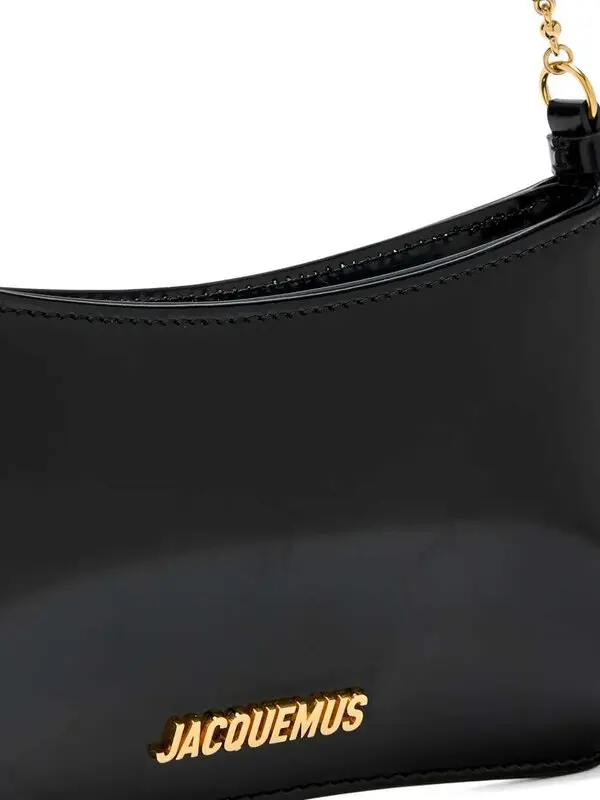 Jacquemus Chain Shoulder Bag - Black