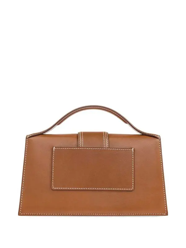 Jacquemus Big Bambino Leather Top Handle Bag - Brown