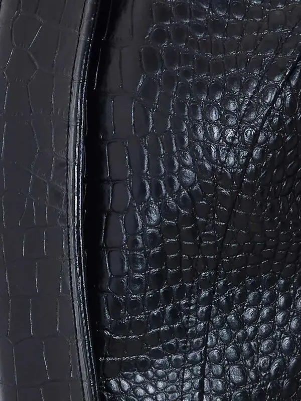 Sportmax Cropped Alligator Print Jacket