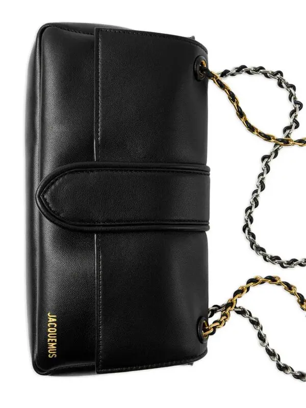 Jacquemus Bambino Chaine Shoulder Bag - Black