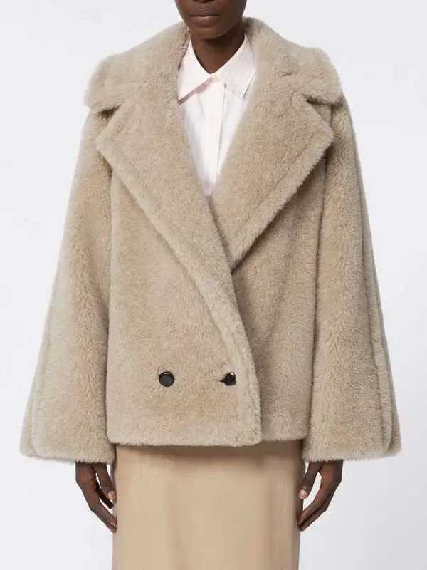 Max Mara Alpaca And Cashmere Teddy Coat - Multicolor