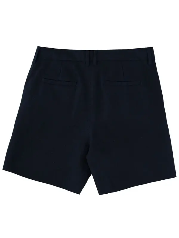 Max Mara Tailored Linen Shorts - Blue