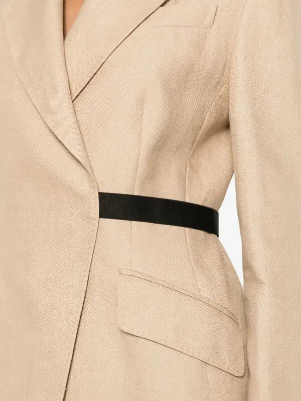 Max Mara Mxsfionda Linen Blazer - Multicolor