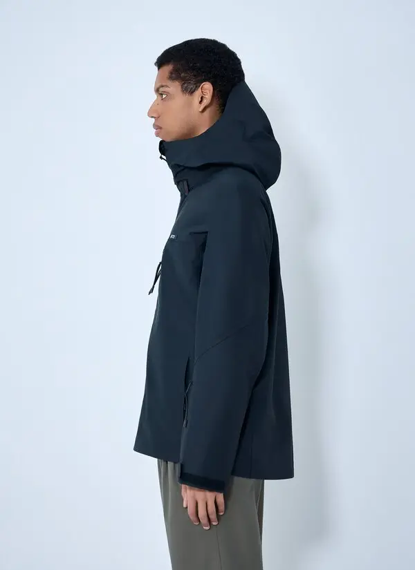 Prada Technical Zip-up Hooded Jacket