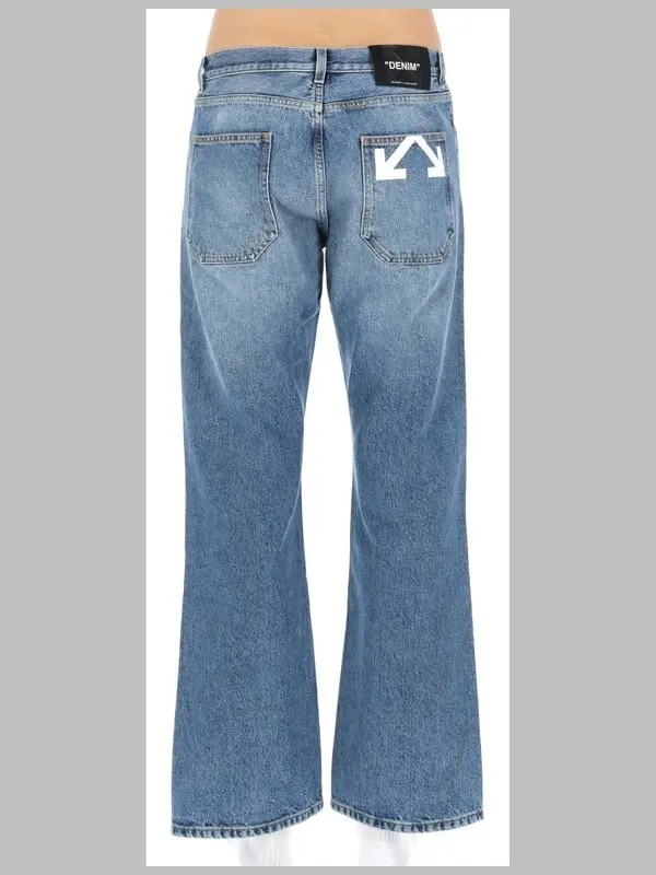 Off-White Jeans Half Arrow - Blue