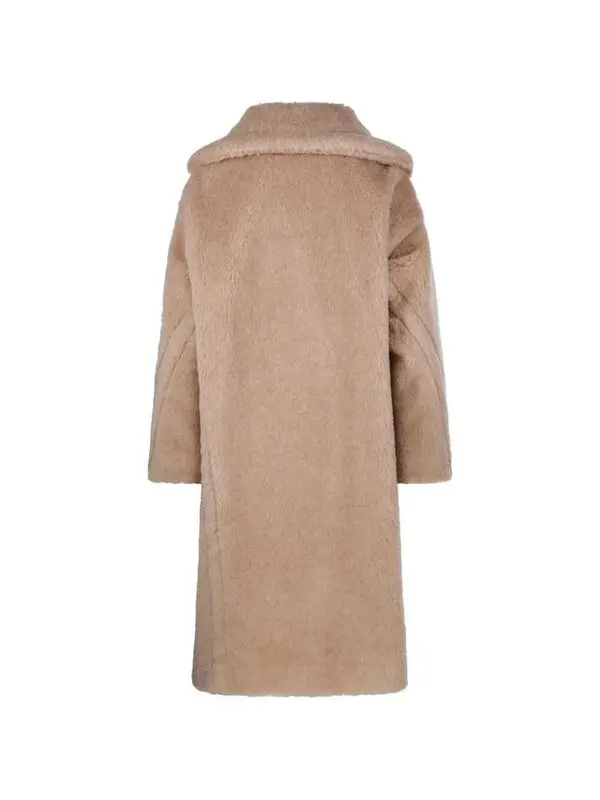 Max Mara Tedgirl Double-breasted Alpaca-wool-silk Blend Coat - Multicolor