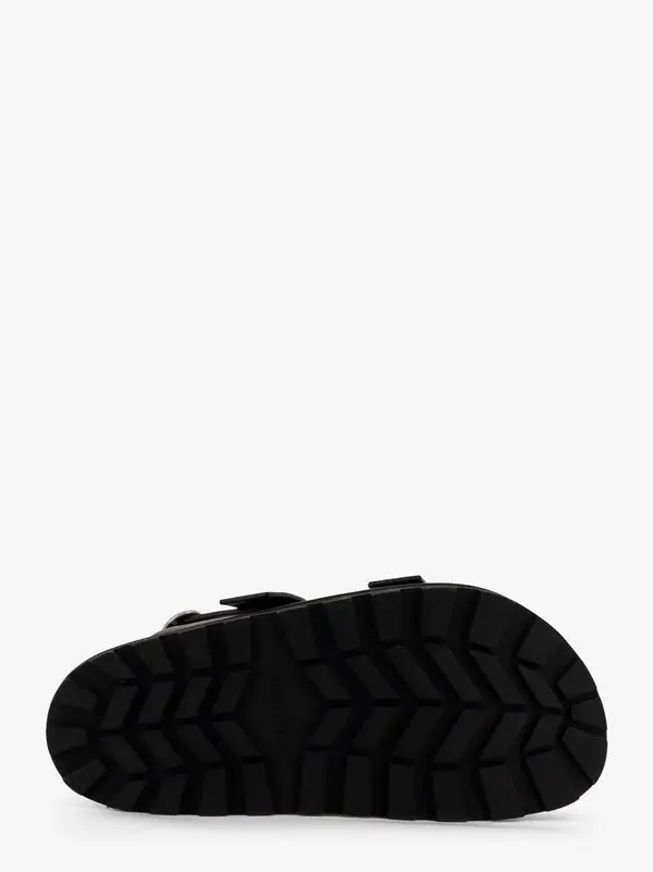 JIL SANDER Leather Sandals With Adjustable Buckles