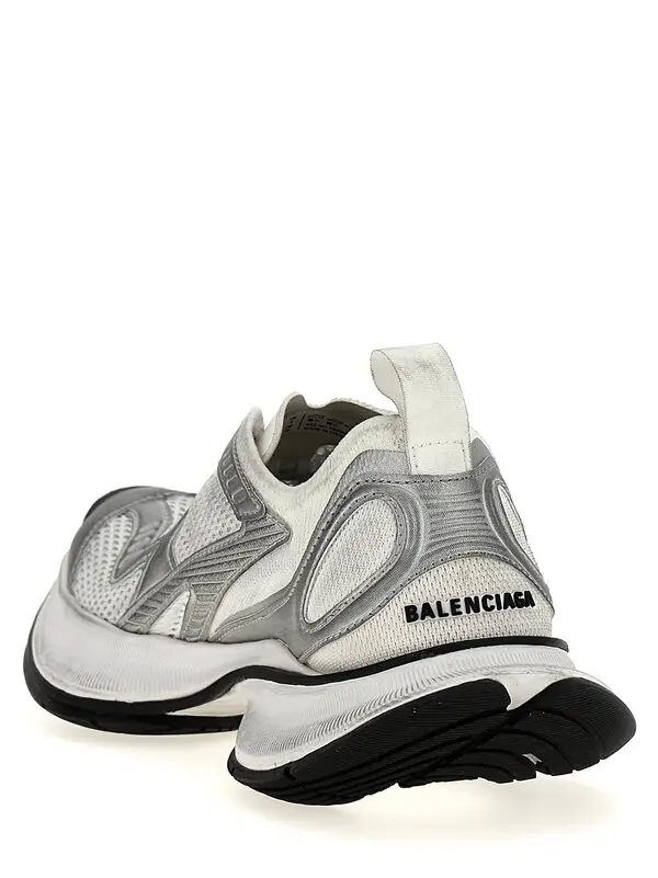 Balenciaga Circuit Mesh And Polyurethane Sneakers - Gray