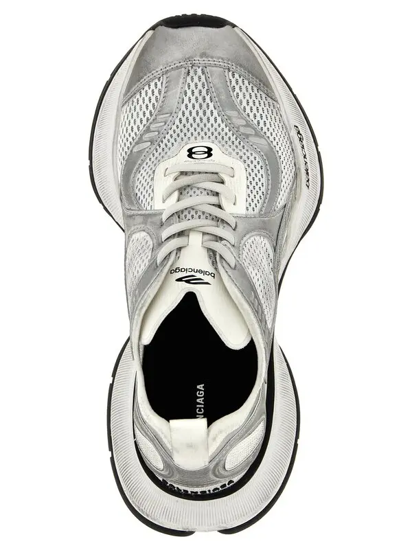 Balenciaga Circuit Mesh And Polyurethane Sneakers - Gray