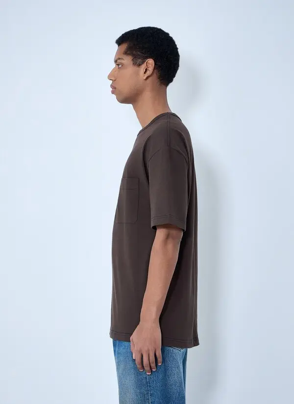 LEMAIRE Boxy Ss T-shirt - Brown