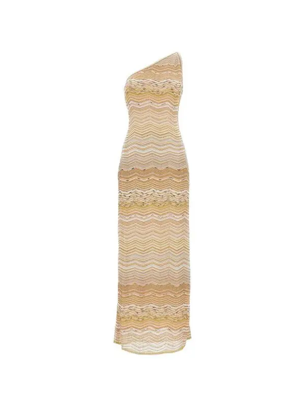 Missoni Long One-shoulder Dress - Multicolor