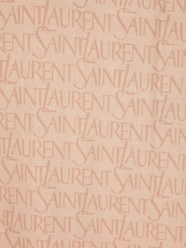 Saint Laurent Modal And Cashmere Large Square Scarf - Multicolor