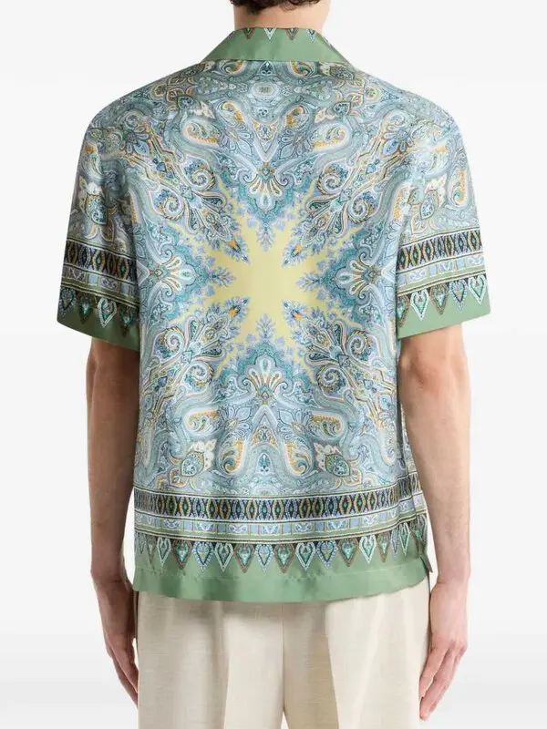 Etro Silk Shirt With Paisley Print