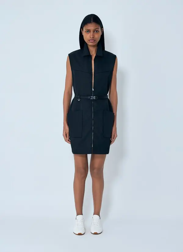 Prada Re-nylon Belted Mini Dress