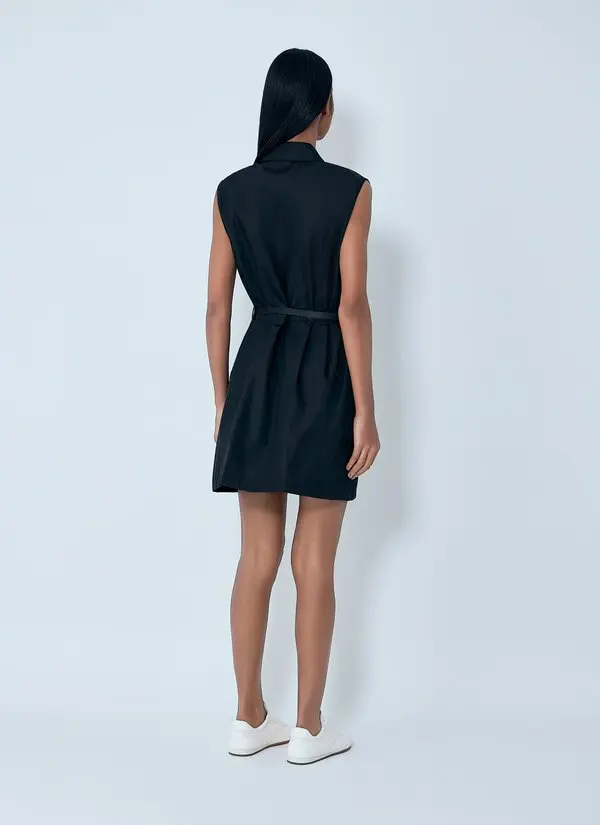 Prada Re-nylon Belted Mini Dress