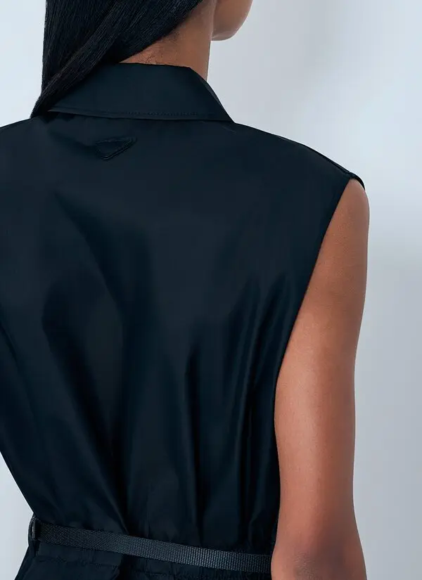 Prada Re-nylon Belted Mini Dress