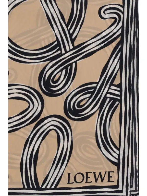 Loewe Silk Scarf X Paula’s Ibiza - Cream