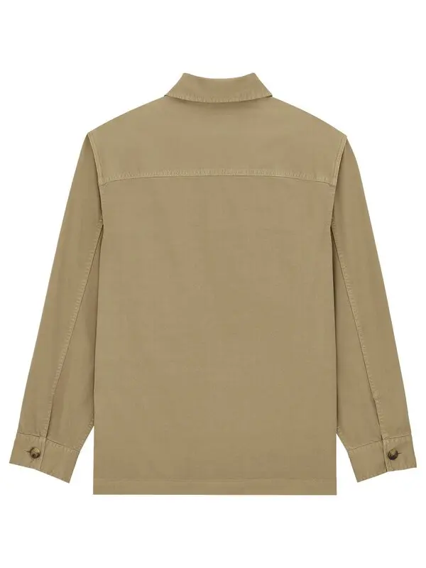 Saint Laurent Cotton Linen Gabardine Cassandre Overshirt - Multicolor