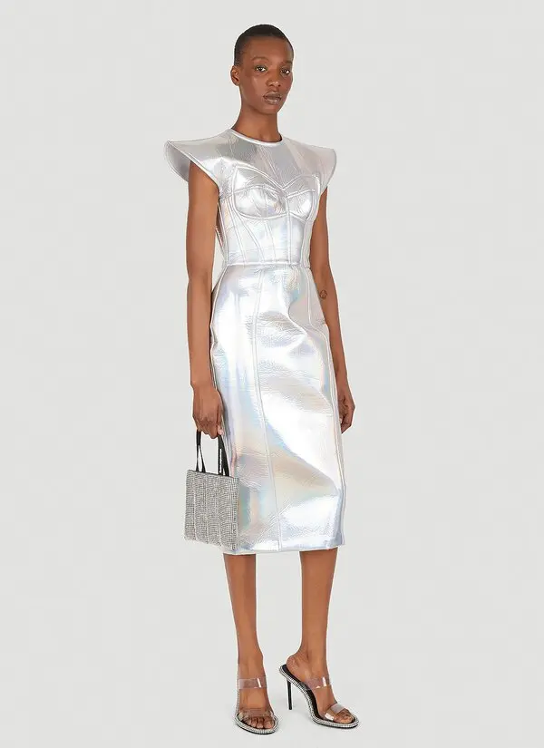 Dolce & Gabbana Metallic Bustier Dress