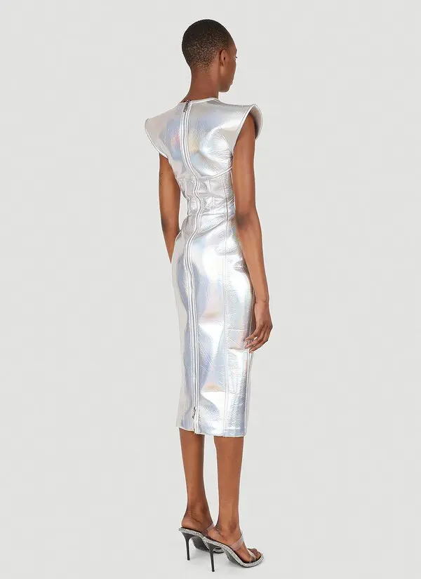 Dolce & Gabbana Metallic Bustier Dress