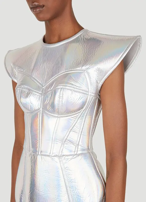 Dolce & Gabbana Metallic Bustier Dress