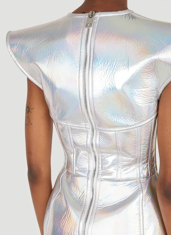 Dolce & Gabbana Metallic Bustier Dress