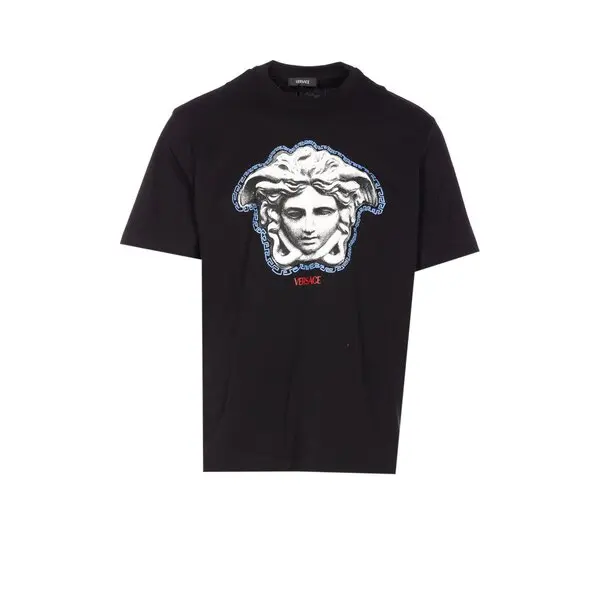 Versace Medusa In Relief Graphic T-shirt