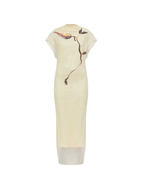 Sportmax Viale Printed Long Dress - Multicolor