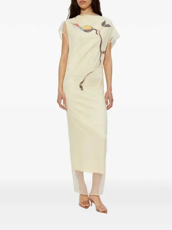 Sportmax Viale Printed Long Dress - Multicolor