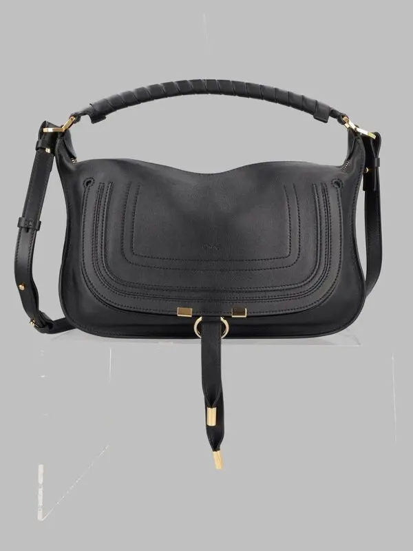 Chloé Raffia Tote Bag - Black