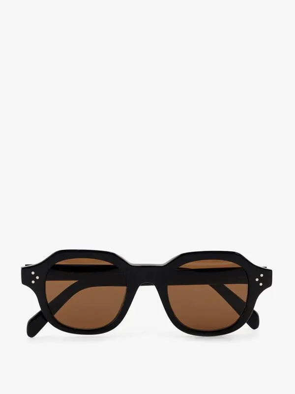 Celine Acetate Square Frame Sunglasses - Black