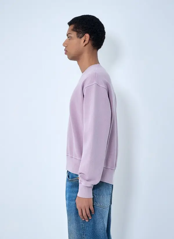 Our Legacy Ribbed Cotton Crewneck Sweatshirt