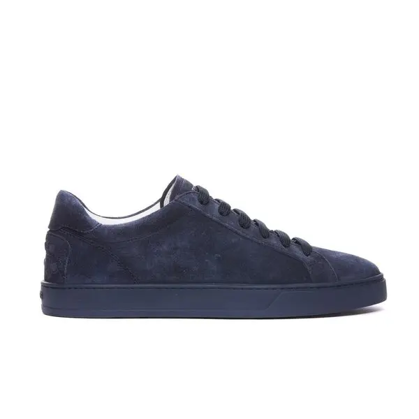 TOD'S Suede Lace-up Sneakers - Blue