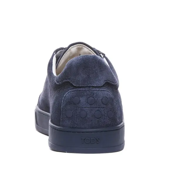 TOD'S Suede Lace-up Sneakers - Blue