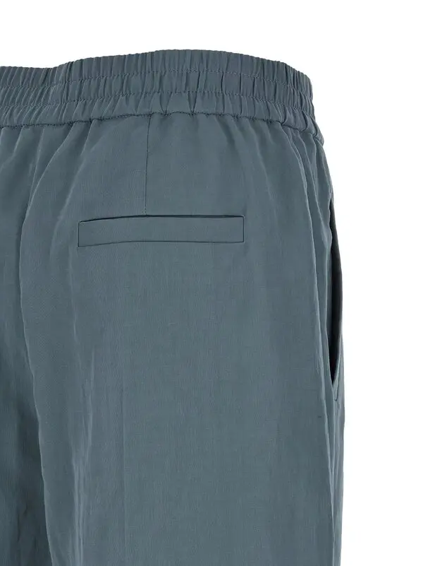 Brunello Cucinelli Cotton Organza Wide Leg Pants