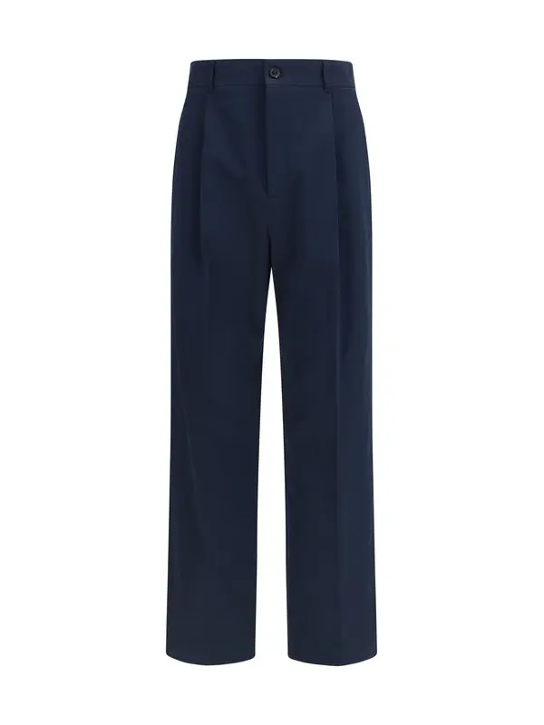 Valentino Garavani Straight Leg Tailored Trousers - Blue