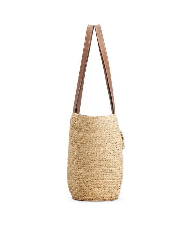 ROGER VIVIER Small Raffia Shopping Bag - Multicolor