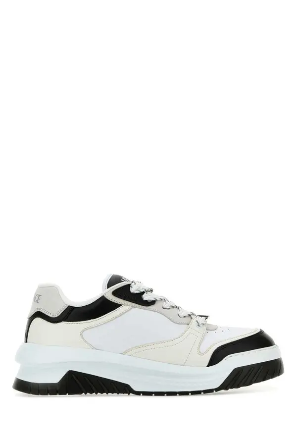 Versace Odissea Leather Sneakers - Multicolor