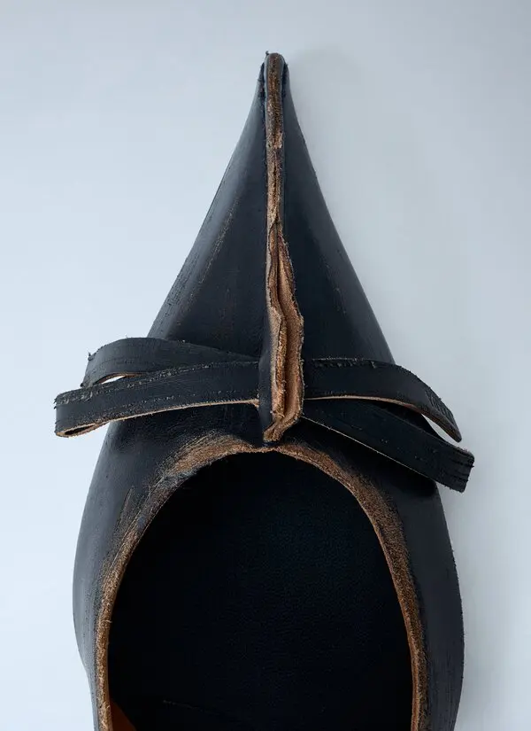 Prada Antiqued Leather Pointed Toe Stiletto Pumps