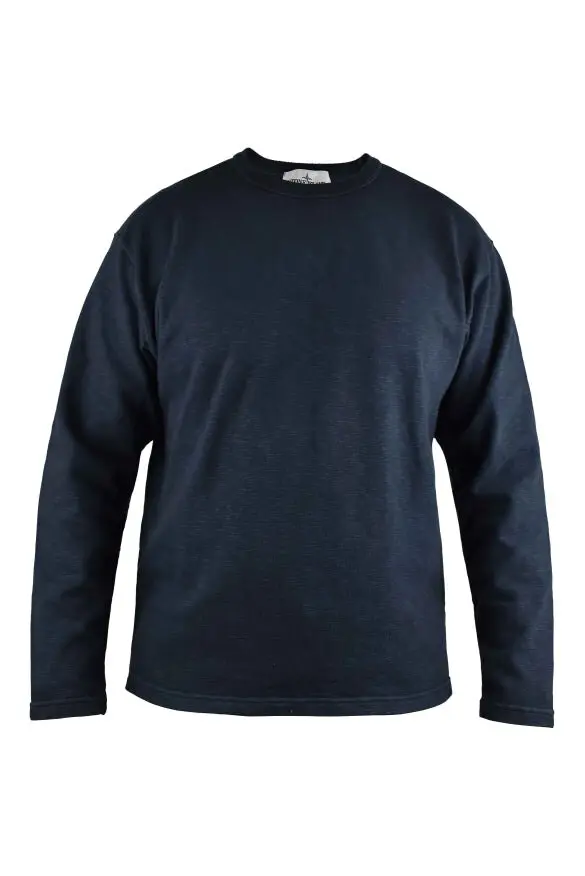 Stone Island Sweatshirt With Circular Logo Detail - Blue