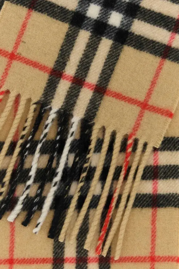 Burberry Embroidered Cashmere Scarf - Multicolor