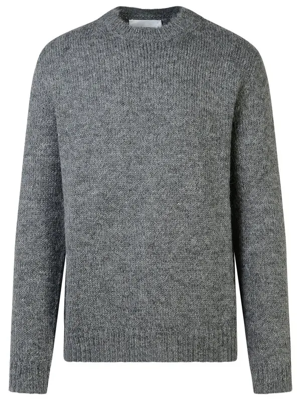 JIL SANDER Alpaca Blend Sweater - Gray