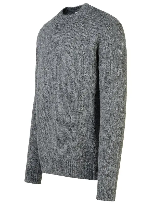 JIL SANDER Alpaca Blend Sweater - Gray